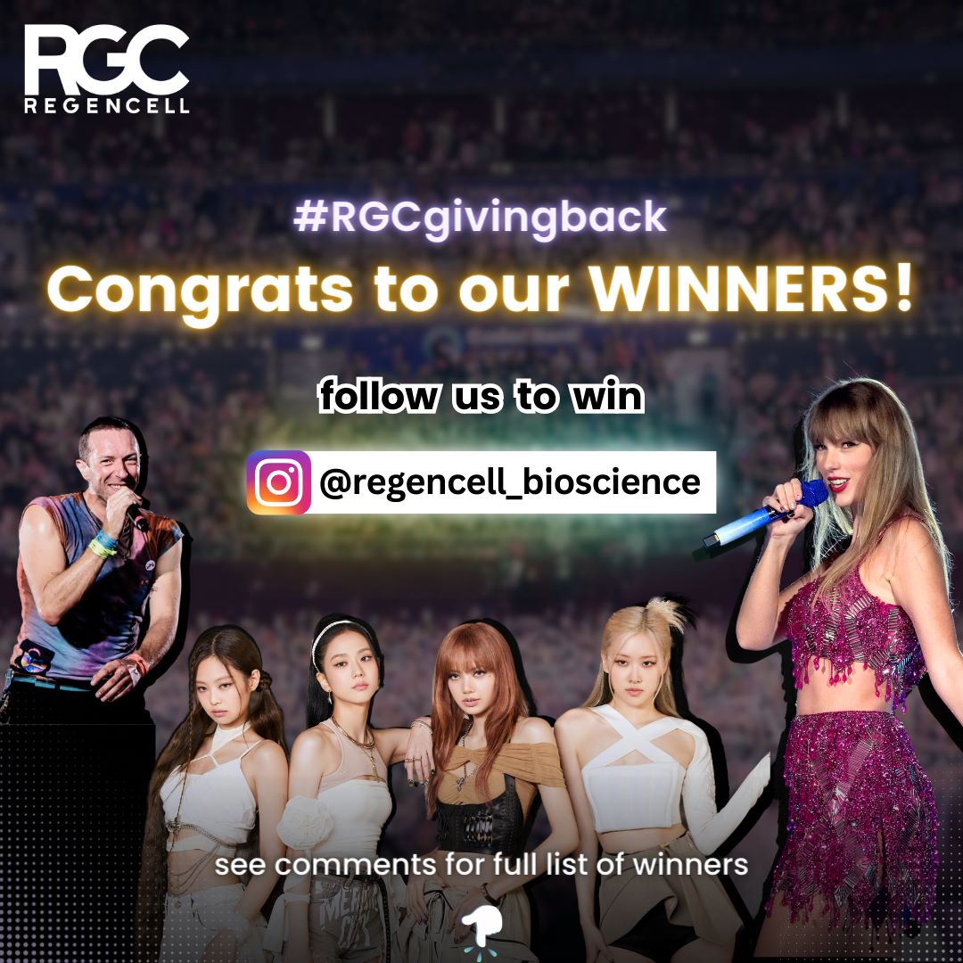 Congratulations to Our #RGCgivingback Winners! - Regencell Bioscience